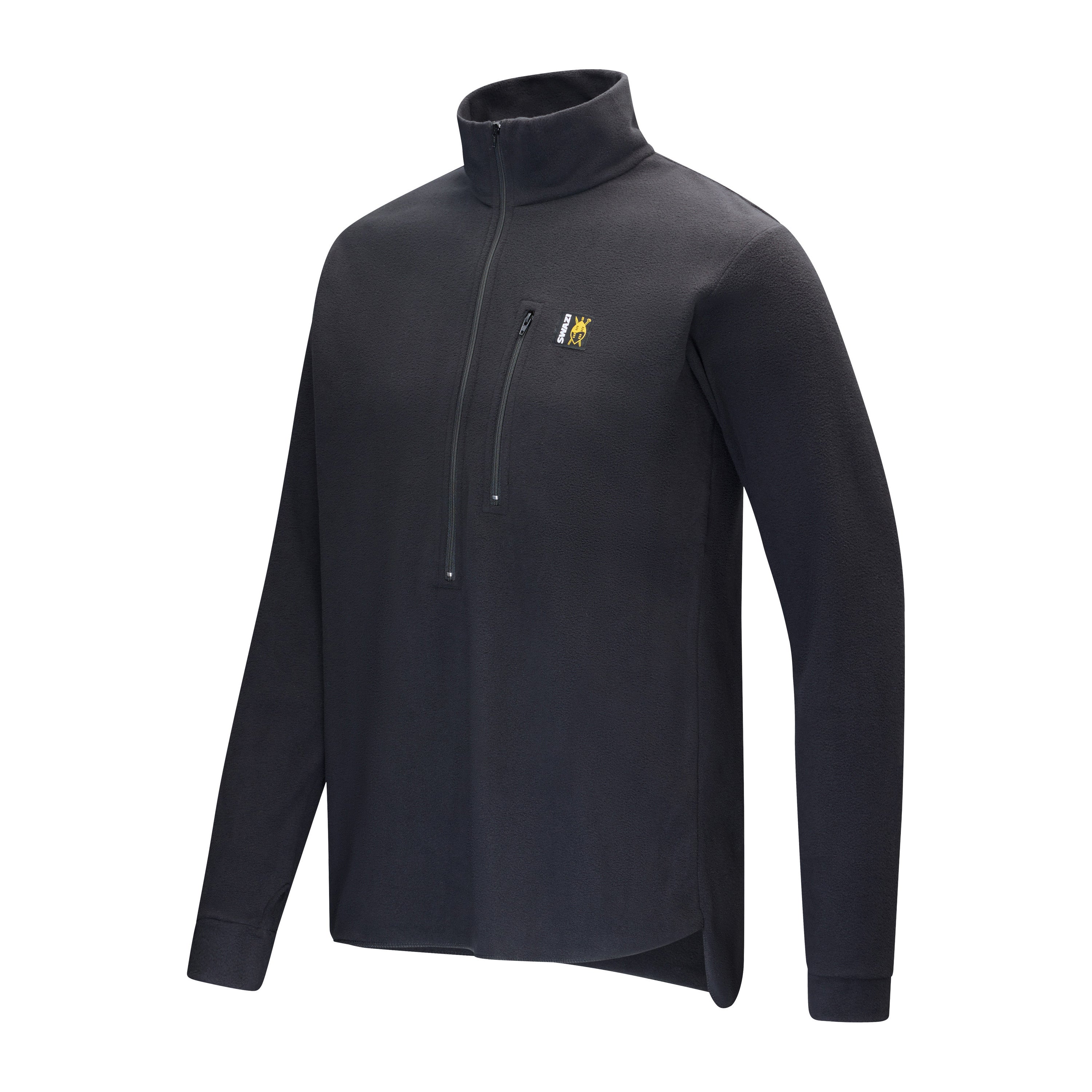 Men's Micro Shirt Fleece Black – Swazi – Out With Style