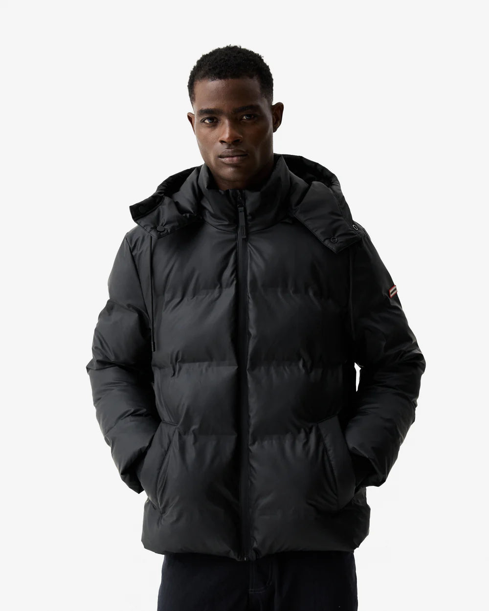 Wiley Sonic Welded PU Puffer Jacket Black – Hunter – Out With Style